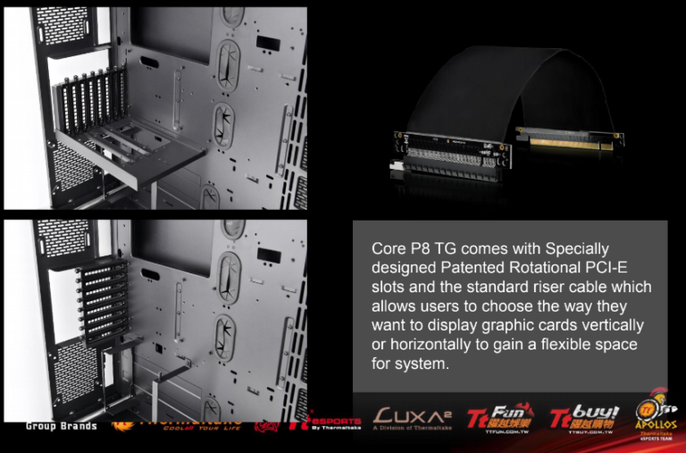 Thermaltake Core P8 TG Full Tower Case. Comunicato Stampa - Hardware Ready