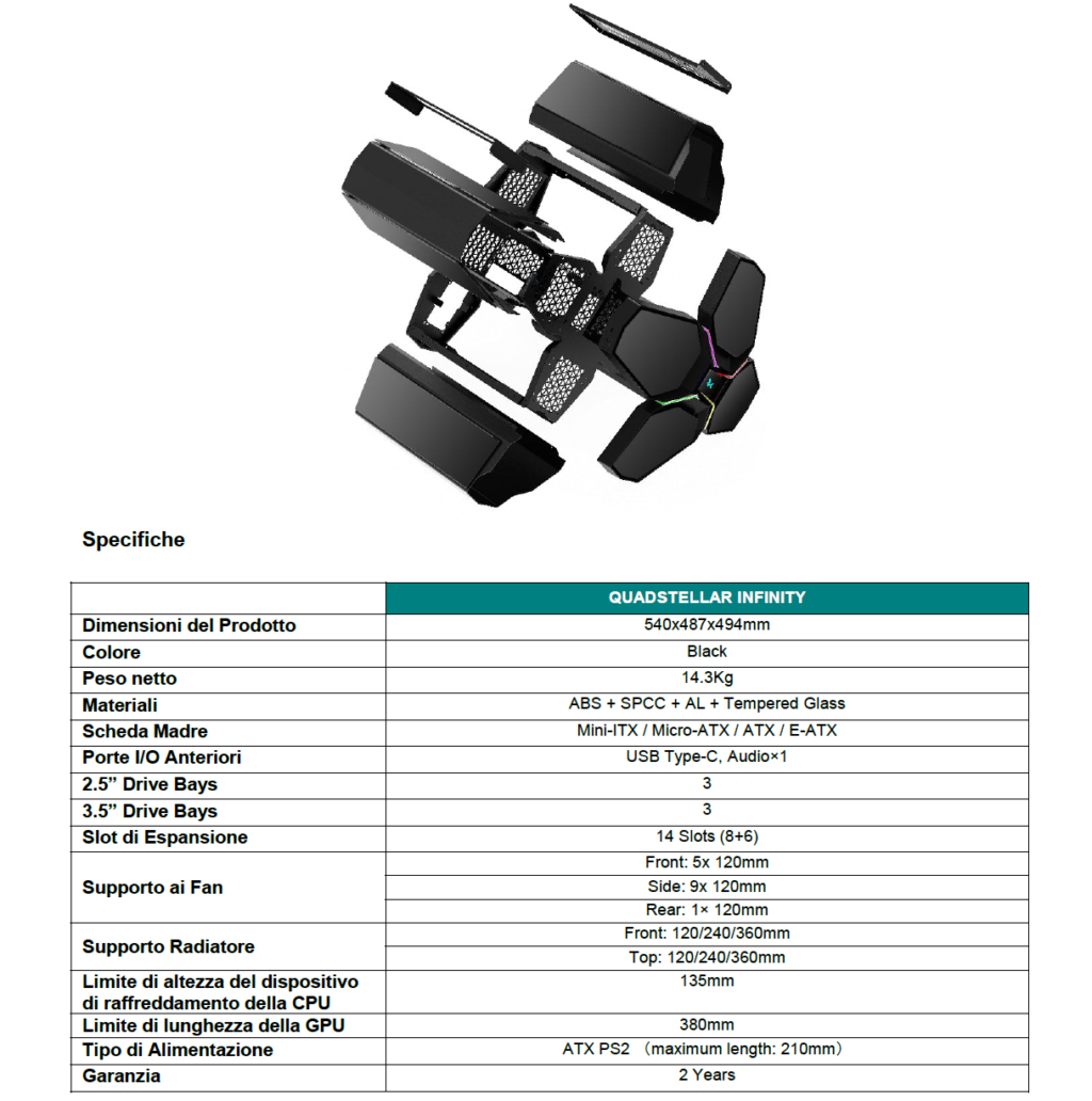 DeepCool Svela Il Nuovo QUADSTELLAR INFINITY – Una Stella è Rinata ...