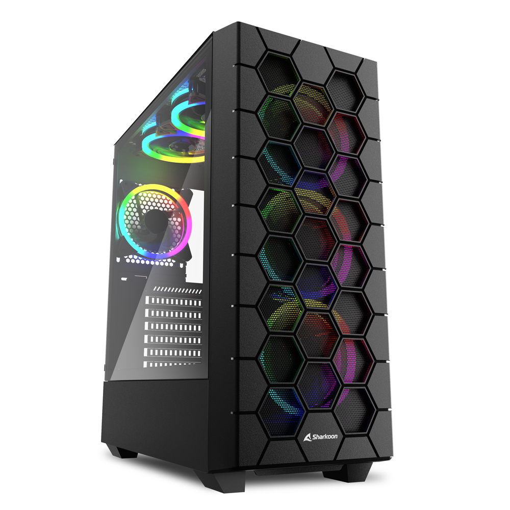 Case RGB HEX - ATX Ad Alte Prestazioni Con Design Esagonale 3D ...